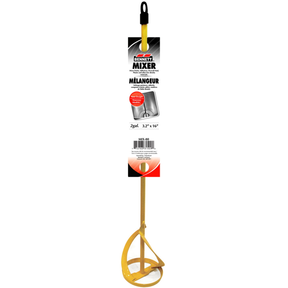 BENNETT TOOLS Mélangeur en métal - 3.25" X 17"
